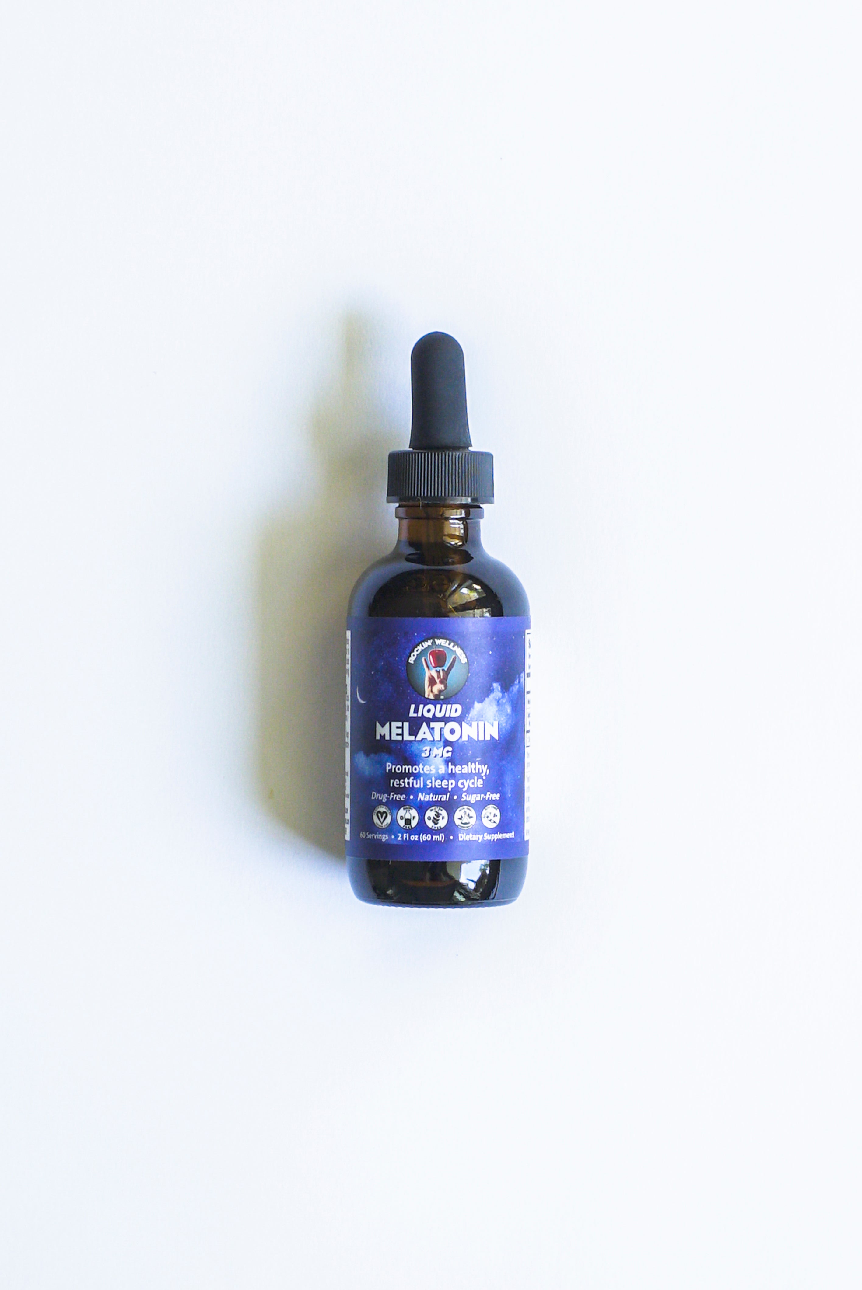 Liquid 3mg Melatonin by Rockin' Wellness